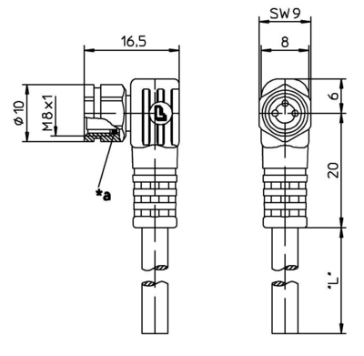 OMRON XS2R-D426-1 Circular Connector Adapter for sale