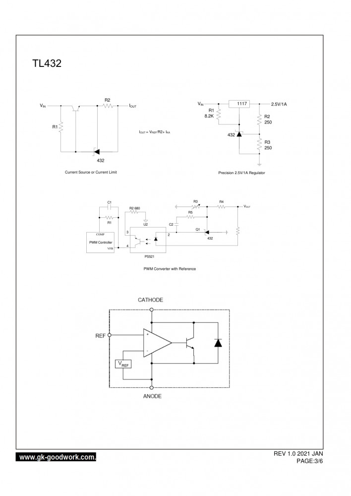 GOODWORK TL432 datasheet page 3