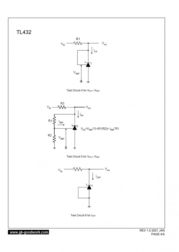 GOODWORK TL432 datasheet page 4