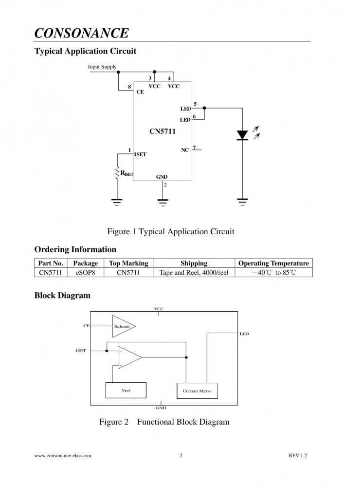 CN5711 datasheet page 2