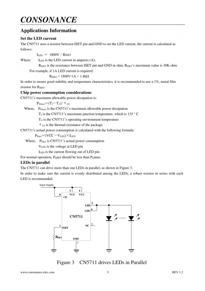 CN5711 datasheet page 5