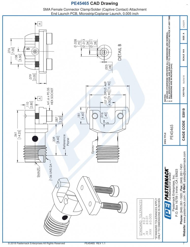 PE45465 datasheet page 7