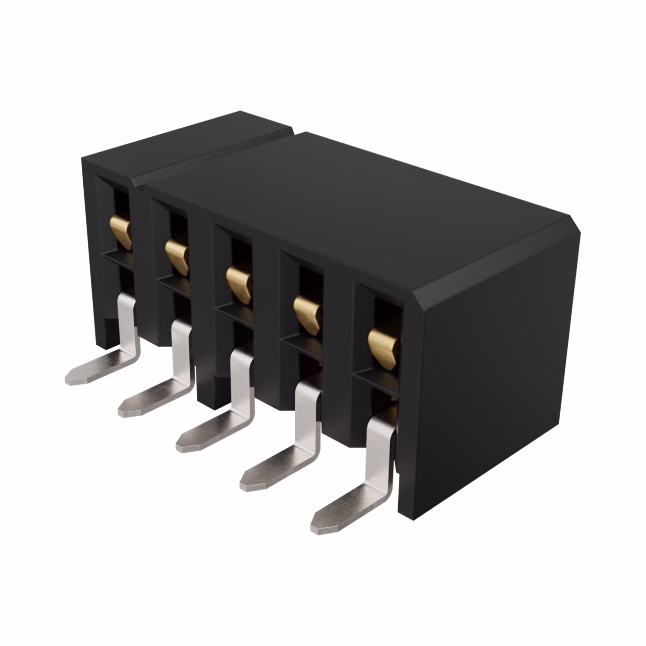 Milli-Grid Receptacle, Surface Mount, Side Entry, 0.38µm Gold (Au) Plating, 10 Circuits, Lead-Free, Tape and Reel for sale