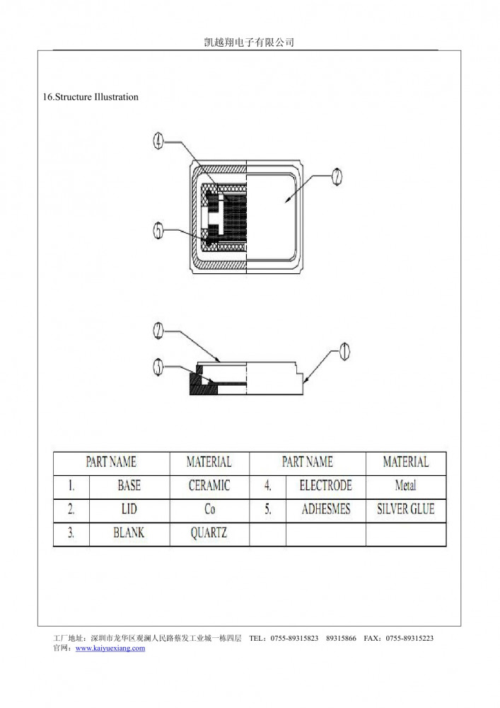 KYX K2B271200810 specification page 3
