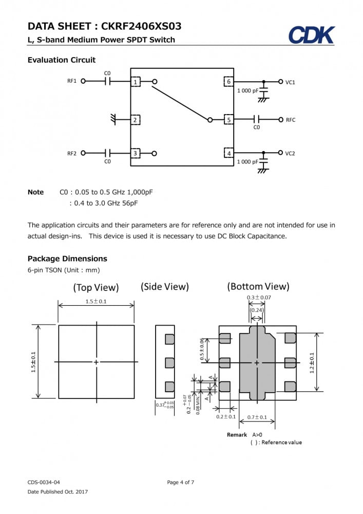 CKRF2406XS03-C2 datasheet page 4