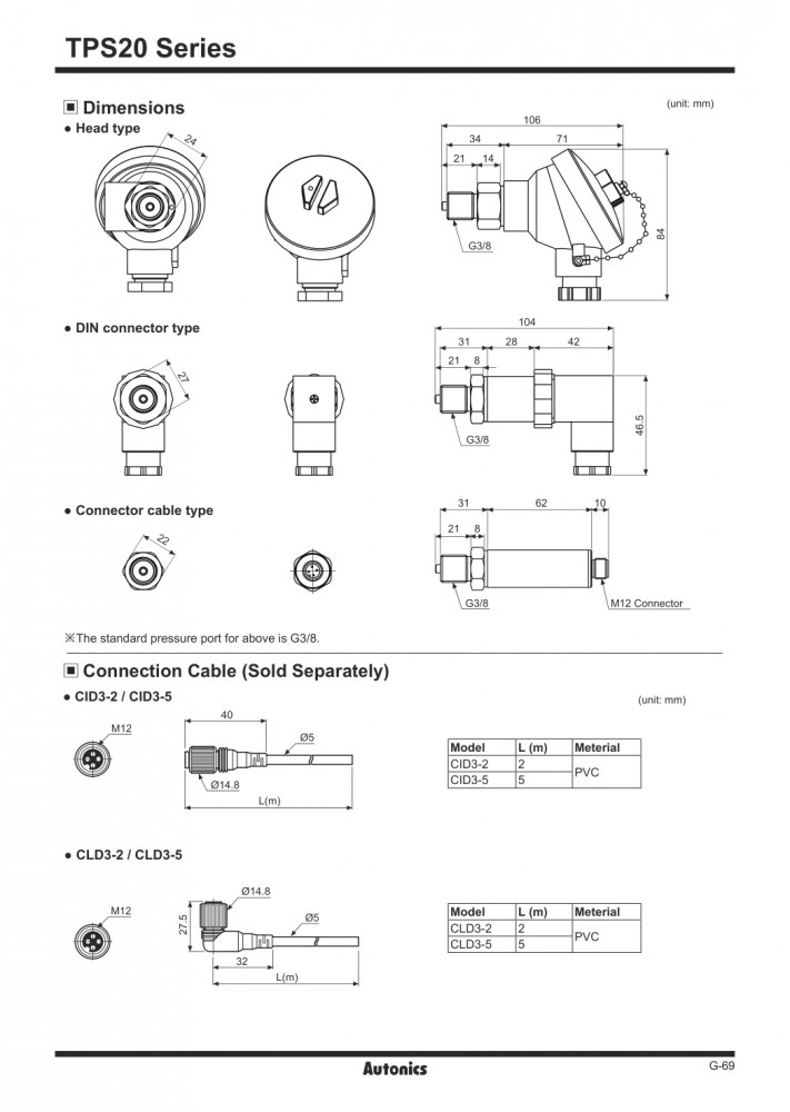 Autonics TPS20 technical document page 3