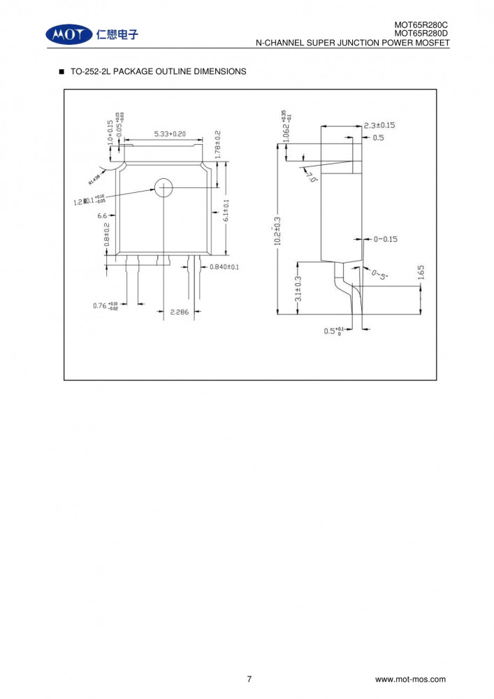 MOT65R280D datasheet page 7