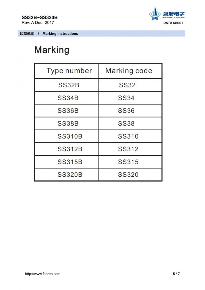 SS320B datasheet page 5