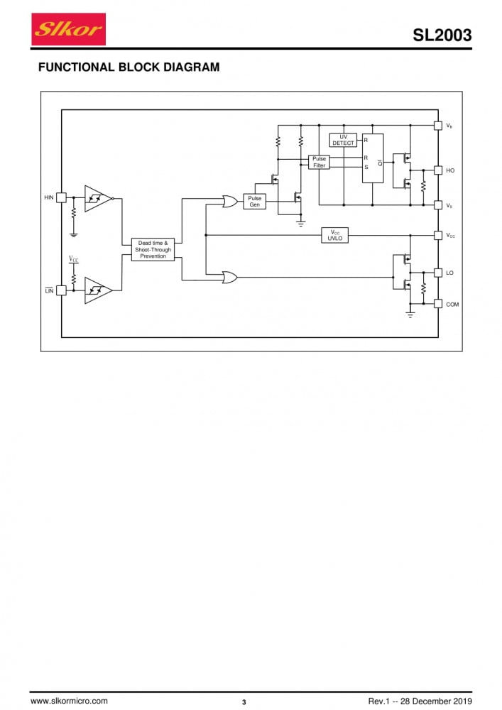 SL2003 datasheet page 3