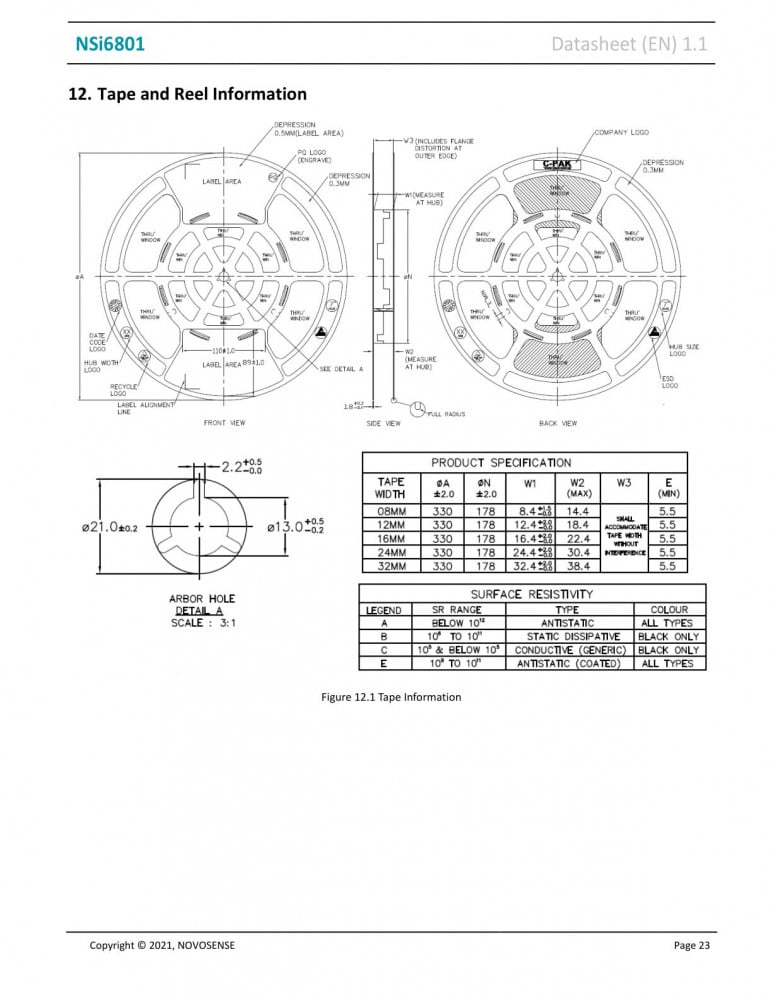 NSi6801 technical document page 4