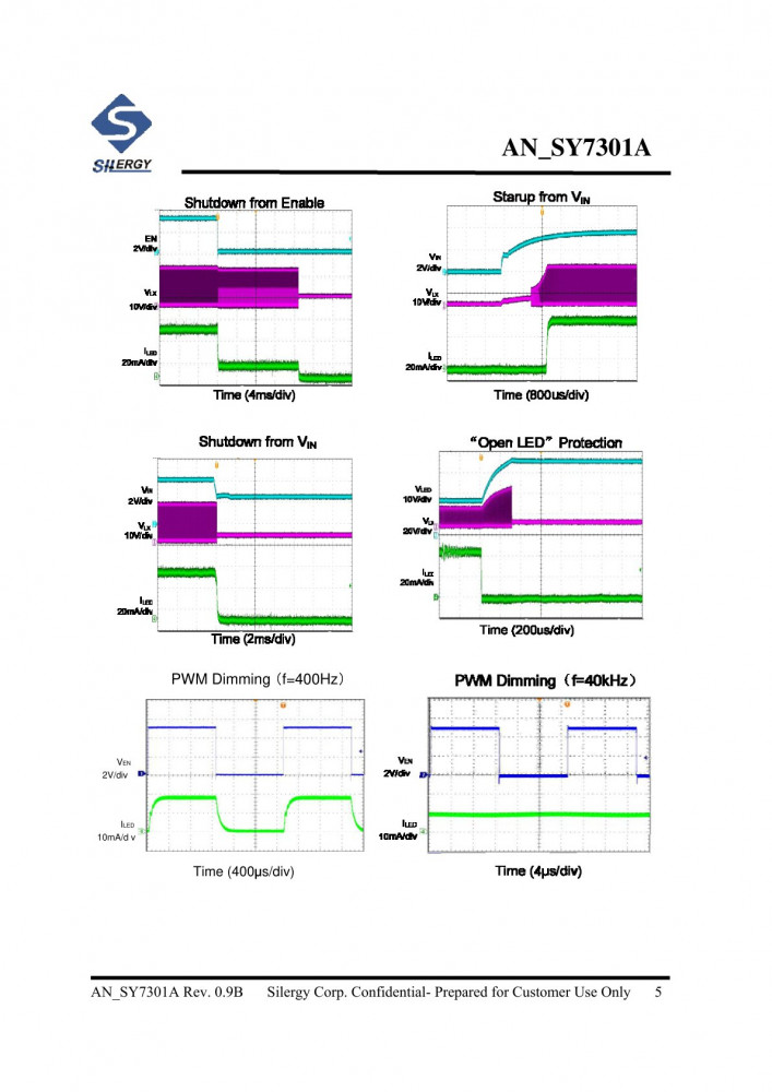 SY7301A datasheet page 5