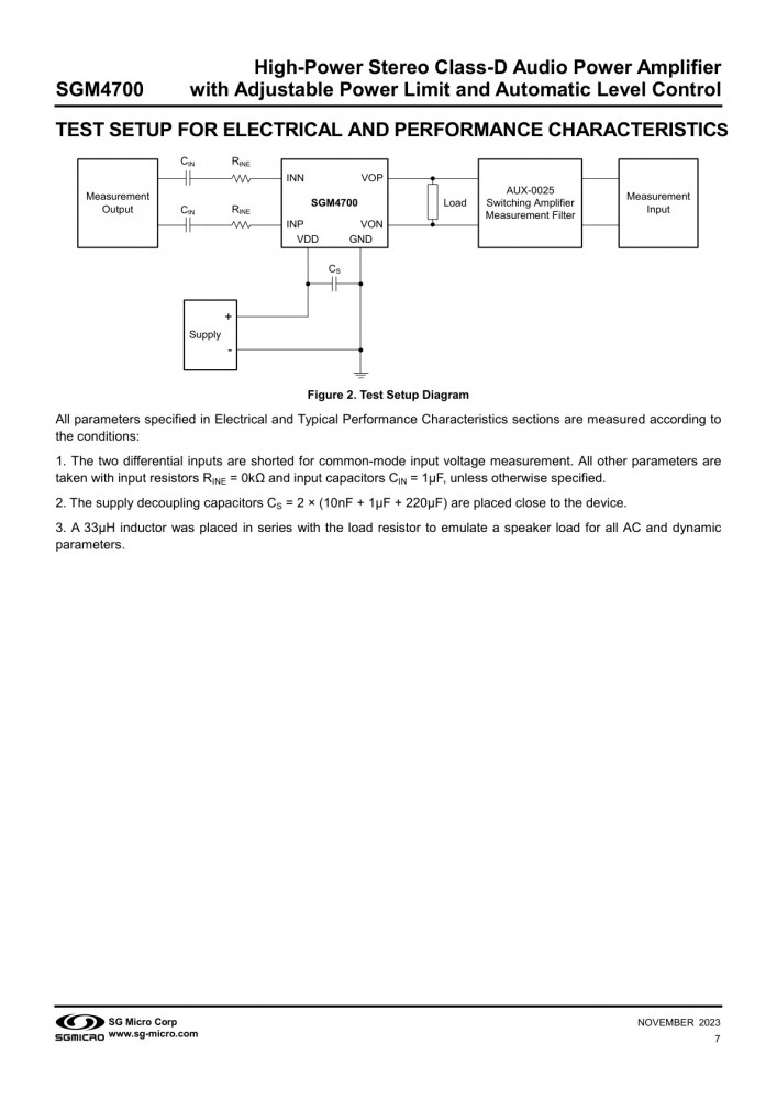 SGM4700 datasheet page 7