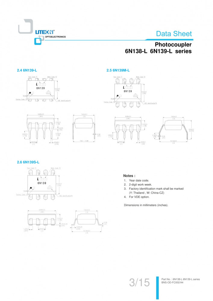 6N139S-TA1-L datasheet page 4