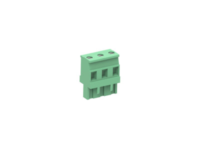 7.62mm Pitch Eurostyle Vertical Plug, Front Wire Entry, 3 Circuits for sale