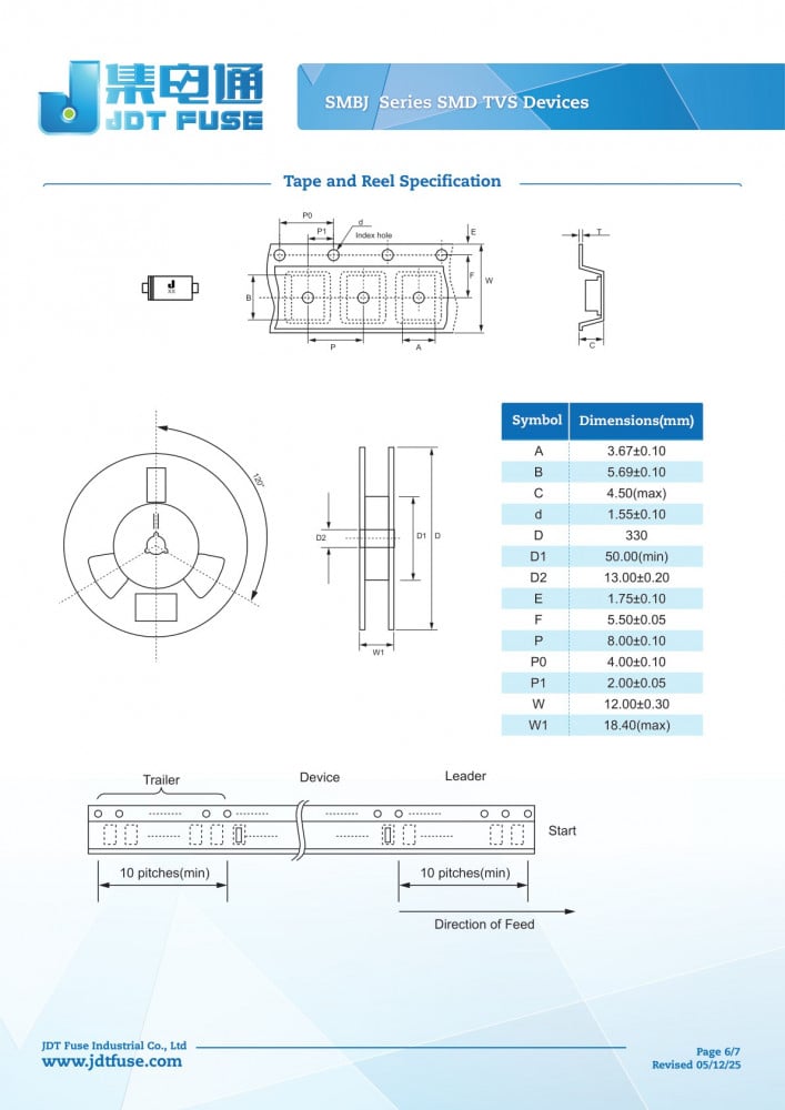 SMBJ12A datasheet page 7