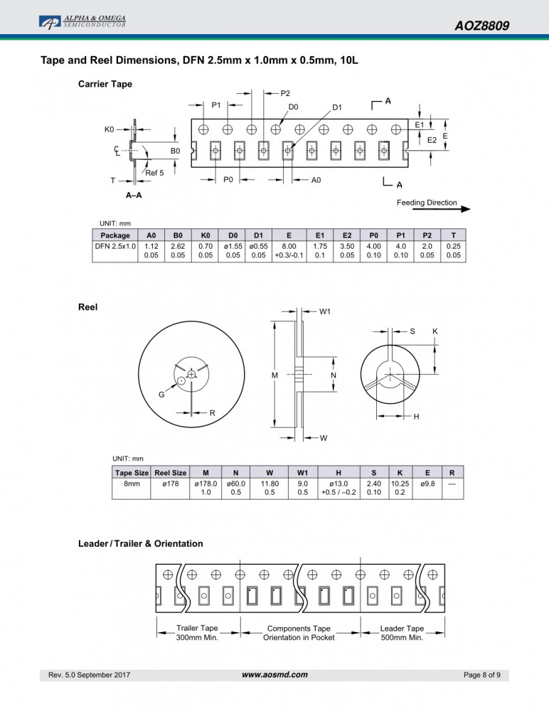 AOZ8809DI-05 datasheet page 8