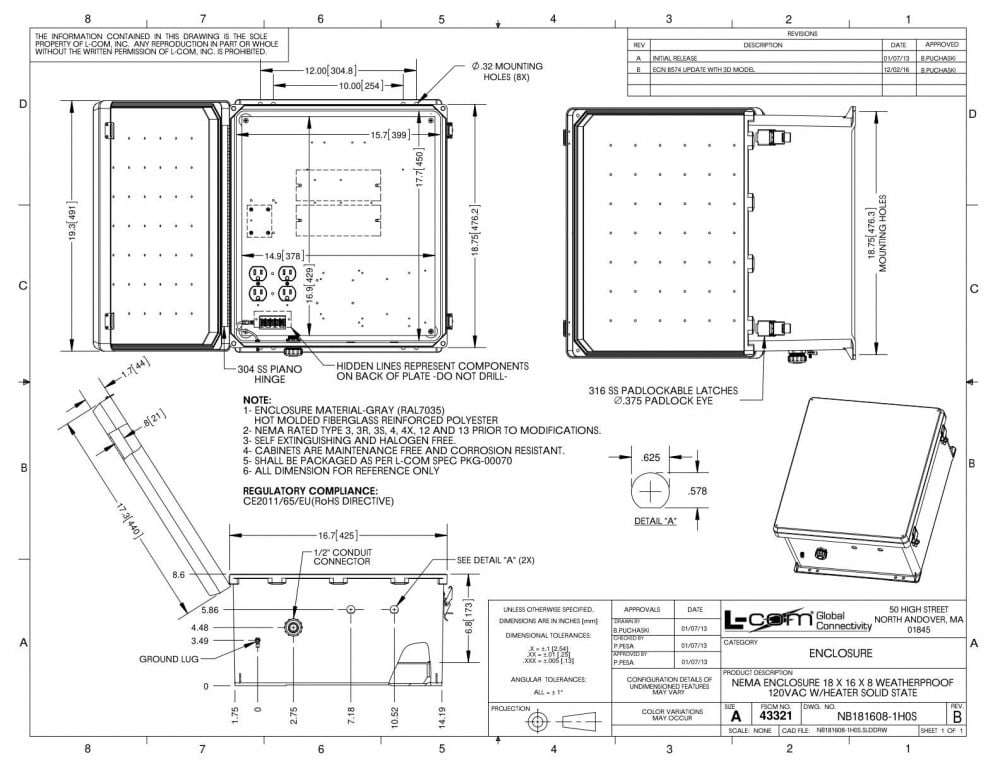 L-com NB181608-1H0S technical document page