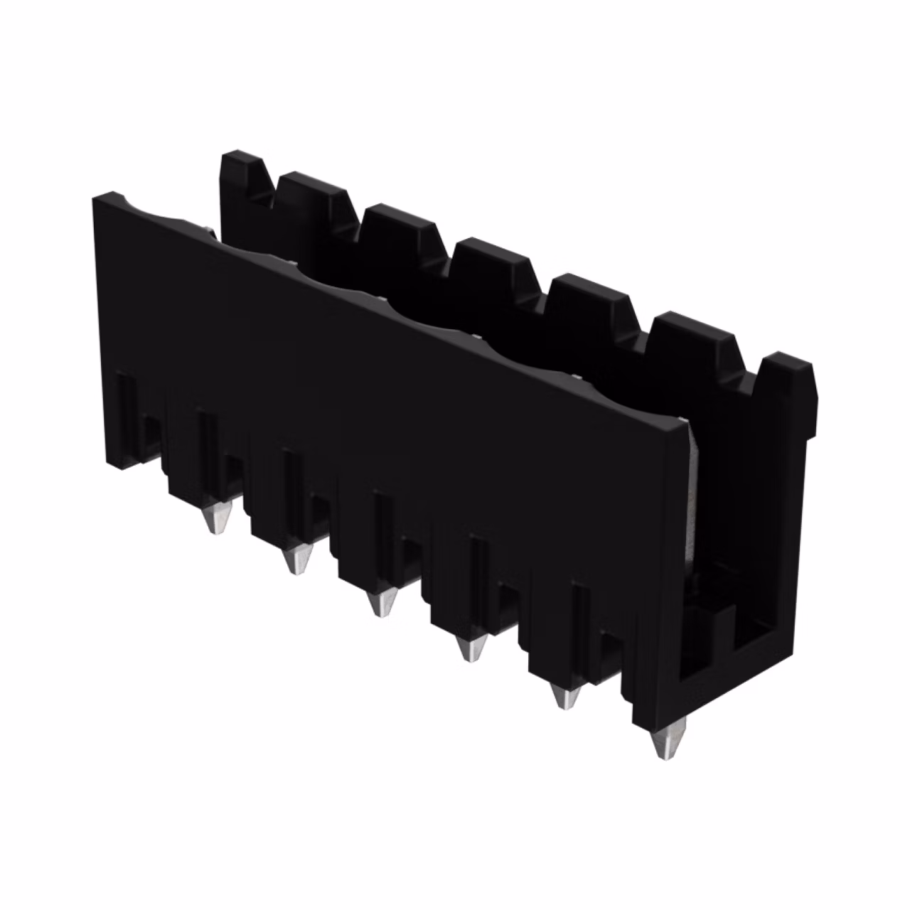 5.08mm Pitch Eurostyle Vertical PCB Header, Open Ends, 6 Circuits for sale