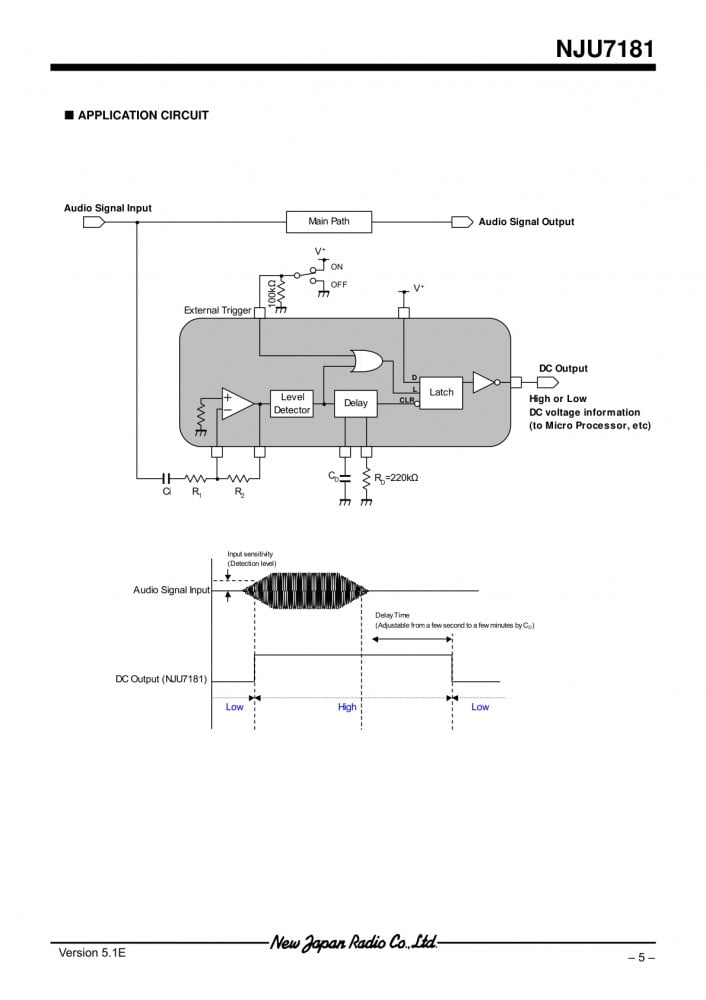 NJU7181 datasheet page 5
