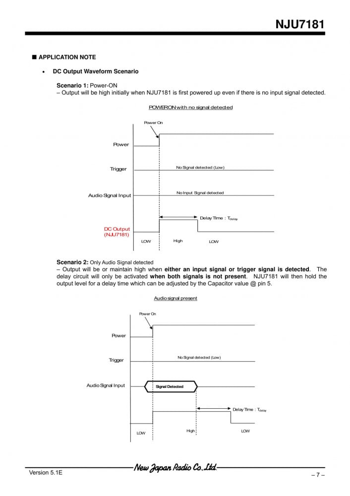 NJU7181 datasheet page 7