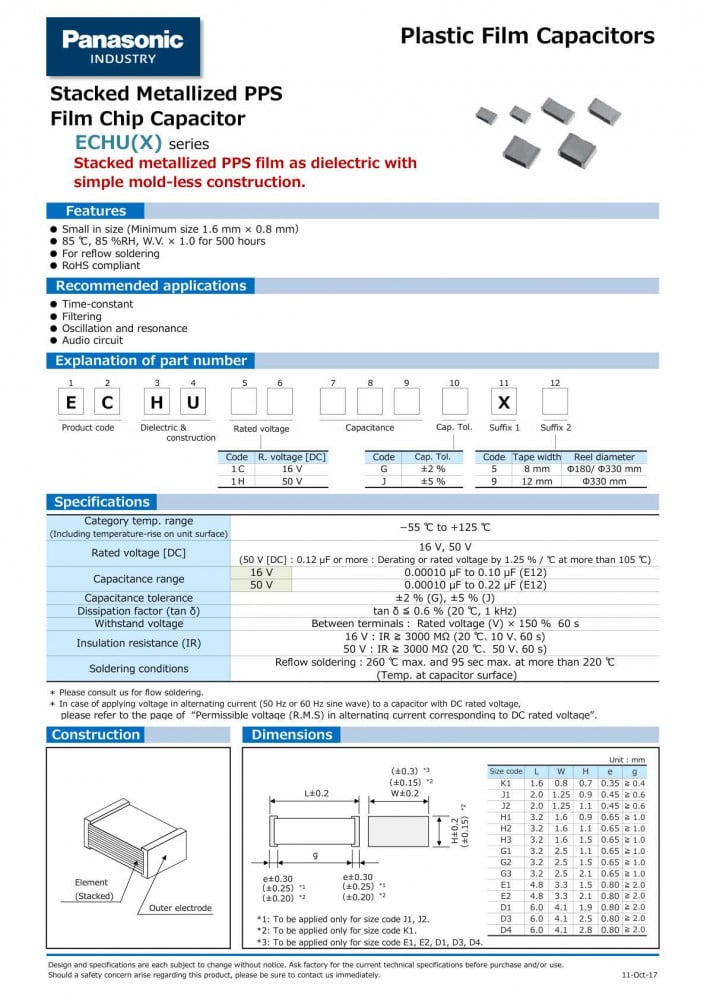 ECHU(X) technical document page 1