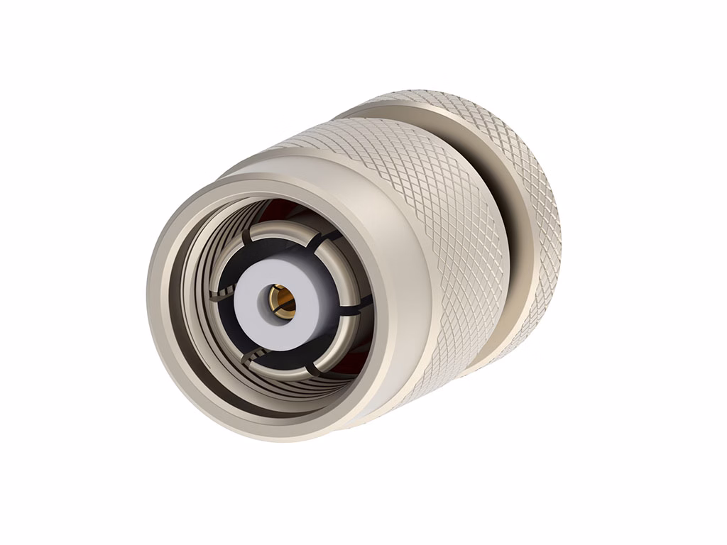 SMA Jack-to-SMP-MAX Jack, Between-Series Adapter, Straight, 4 Slots, Bag, 50 Ohms