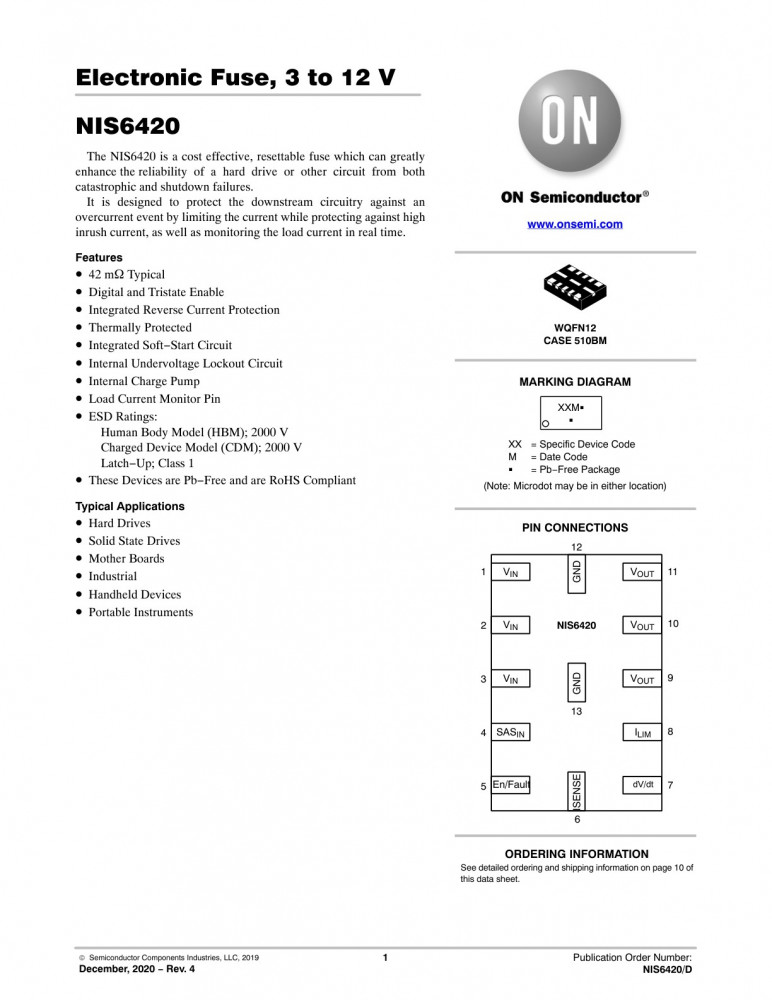NIS6420 datasheet page 2
