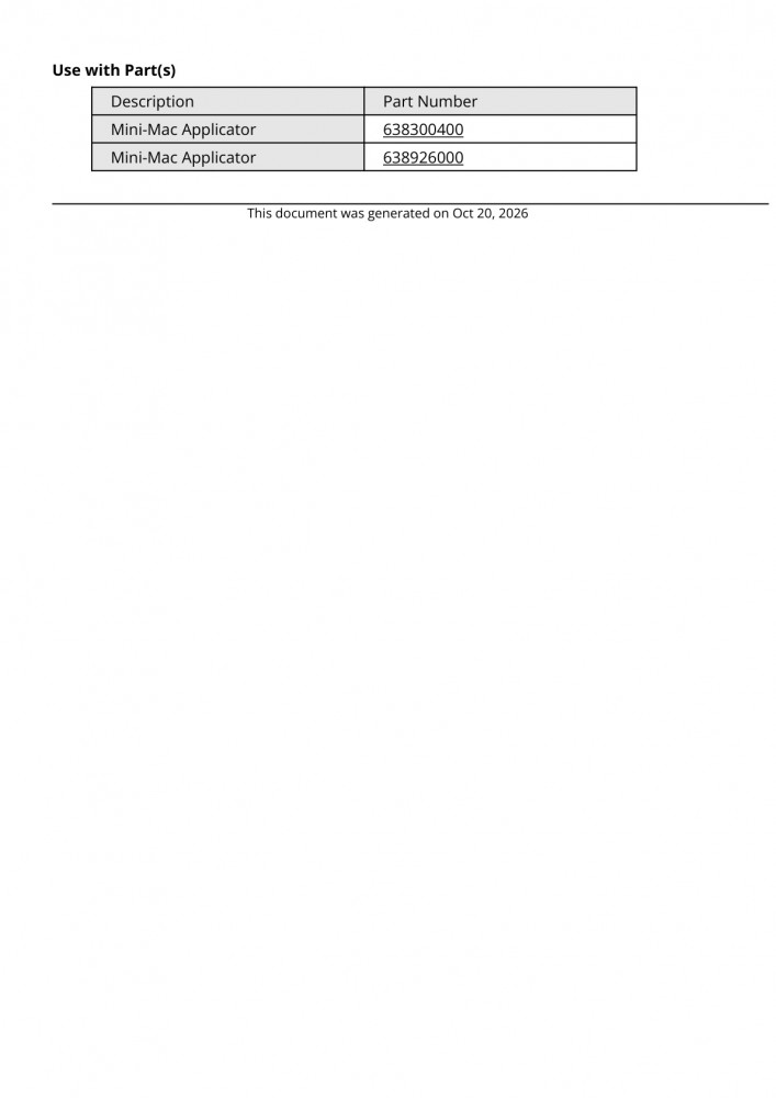 MOLEX 634700001 tooling reference image, page 3