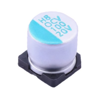 Lelon OCV101M1DTR-0812 Aluminum-Polymer Capacitor