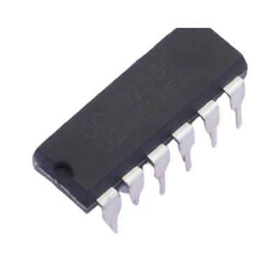 lingxingic CD4075BE(LX) Triple 3-Input OR Gate IC – Gates and Inverters