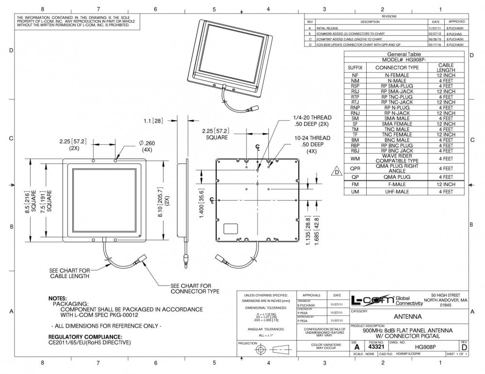 HG908P-NF technical document
