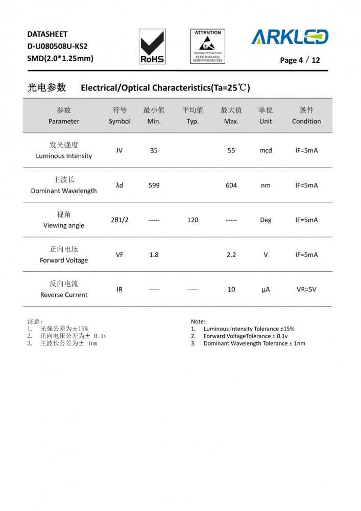 D-U080508U-KS2 datasheet page 4