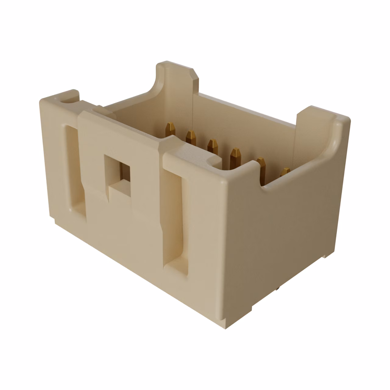MicroClasp Vertical Header, 2.00mm Pitch, Dual Row, Through Hole, Gold Flash (Au) Plating, 12 Circuits, without PCB Locator for sale