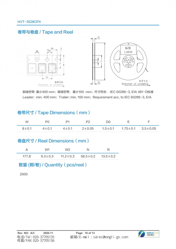 HVT-3528CPX datasheet page 10