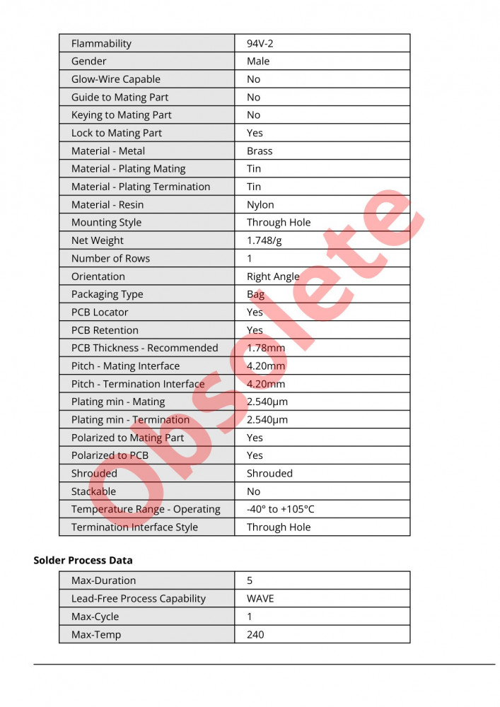 MOLEX Mini-Fit Plus HCS product specification, page 3