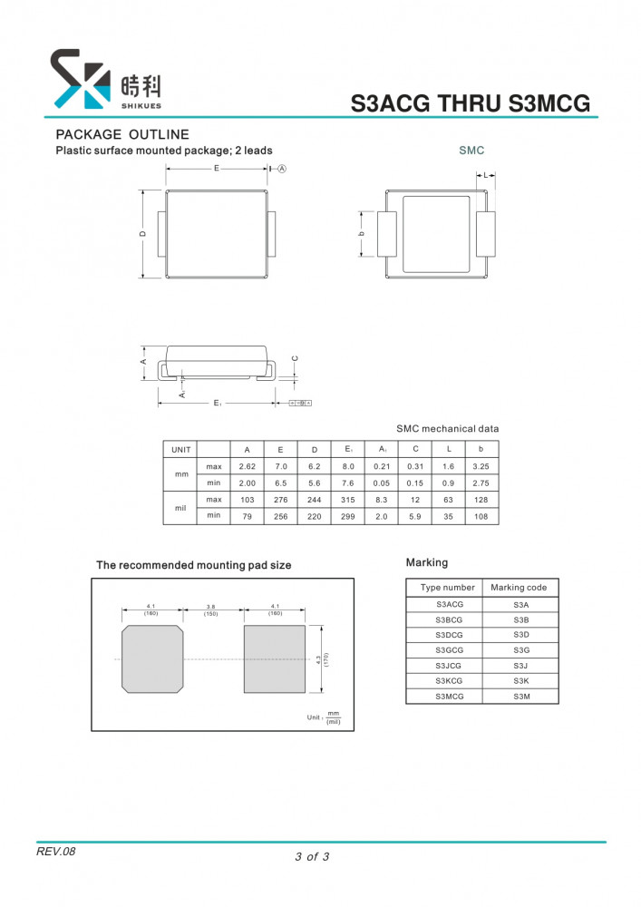 S3MCG datasheet page 3