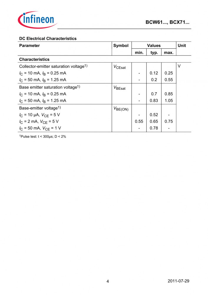 BCW61C datasheet page 4