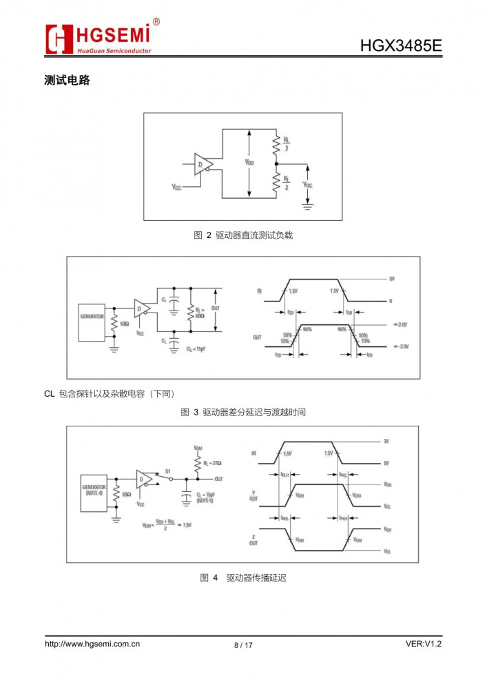 HGX3485E datasheet page 8