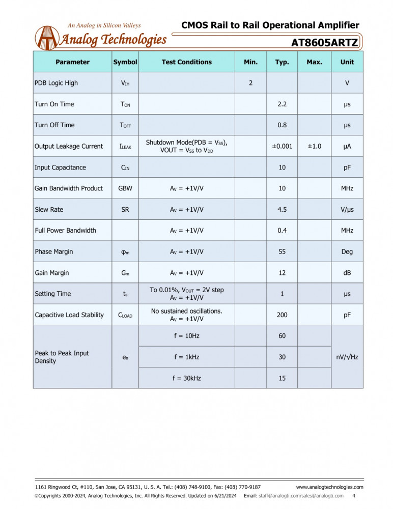 AT8605ARTZ datasheet page 4