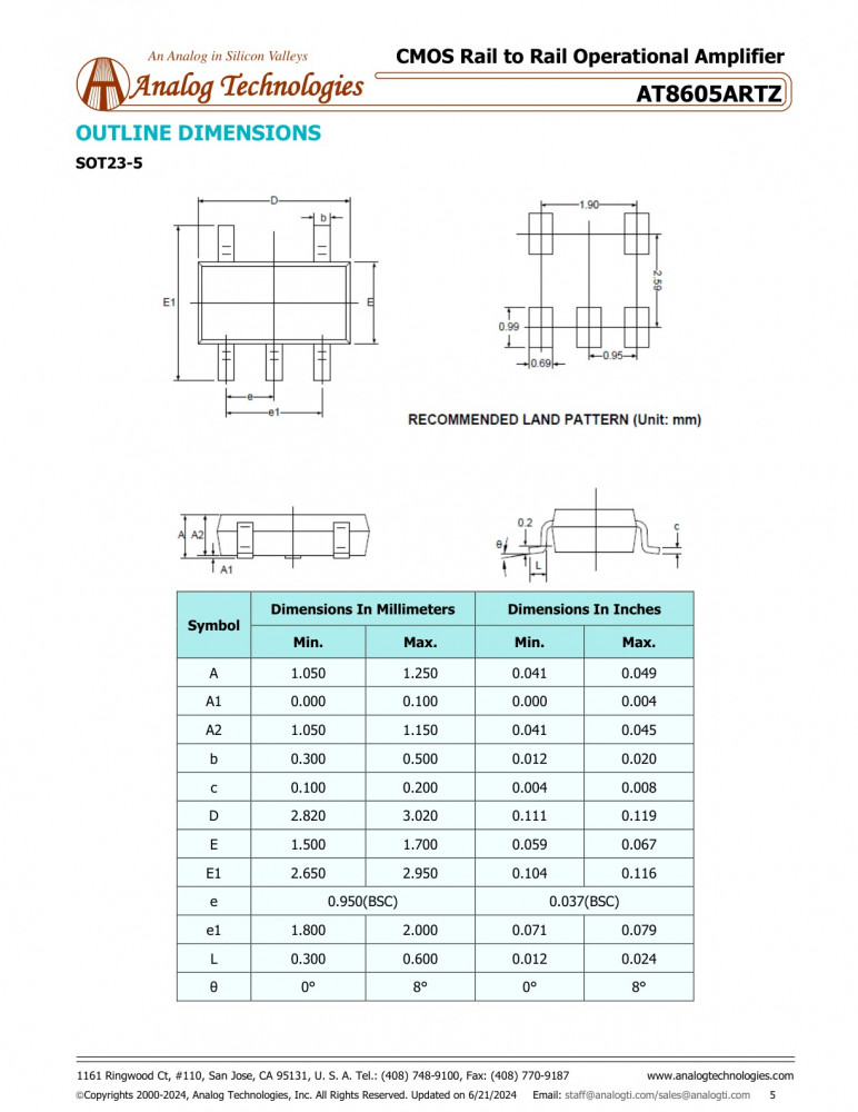 AT8605ARTZ datasheet page 5