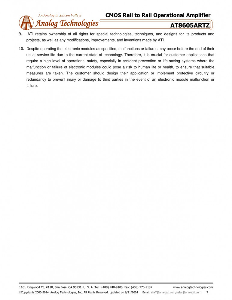 AT8605ARTZ datasheet page 7