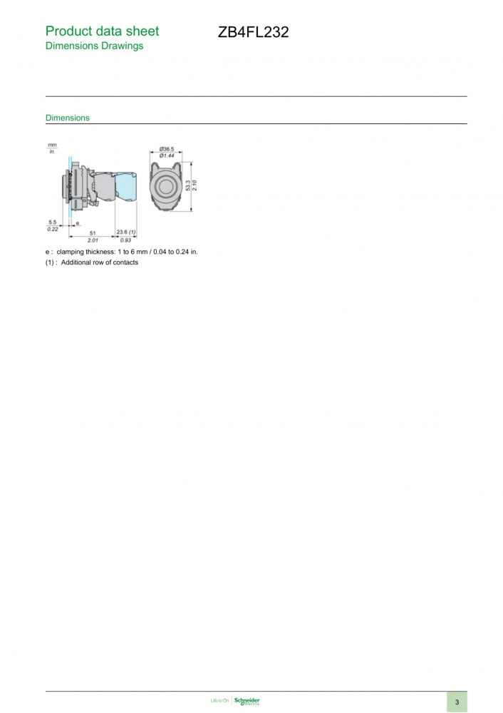 ZB4FL232 technical document page 3