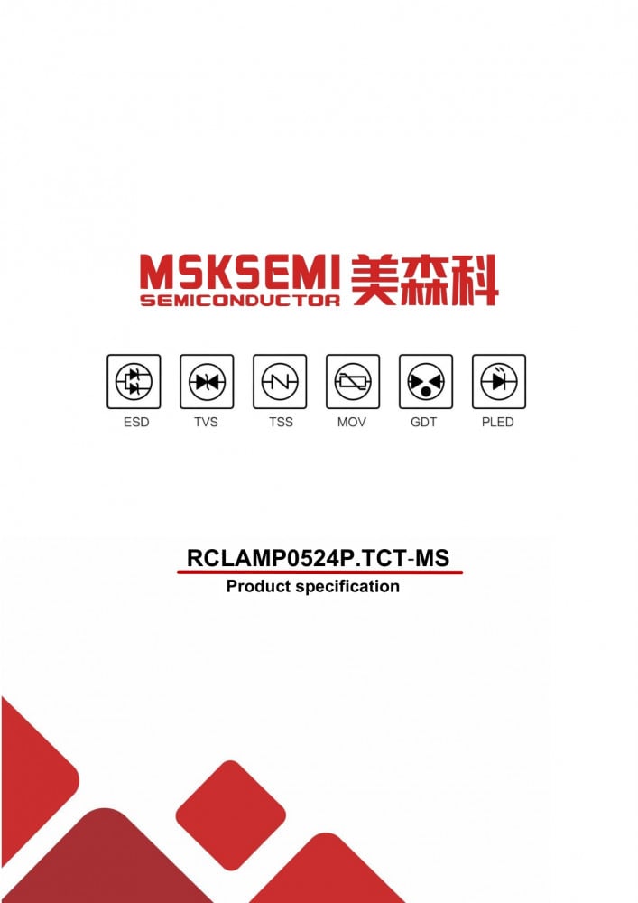 RClamp0524P.TCT-MS datasheet page 1