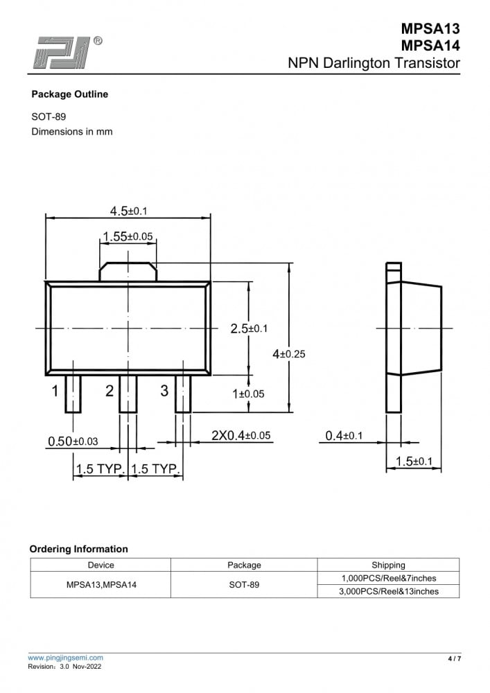 MPSA13 datasheet page 4