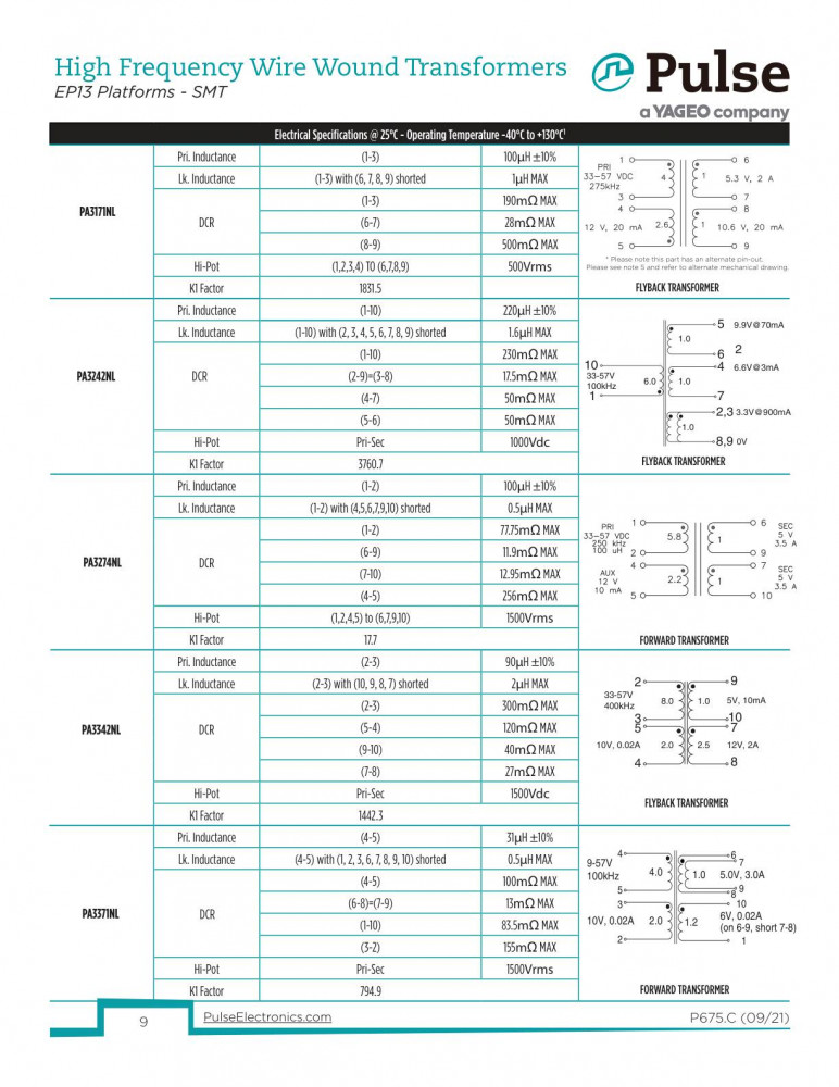 PA1267NLT technical document page 9