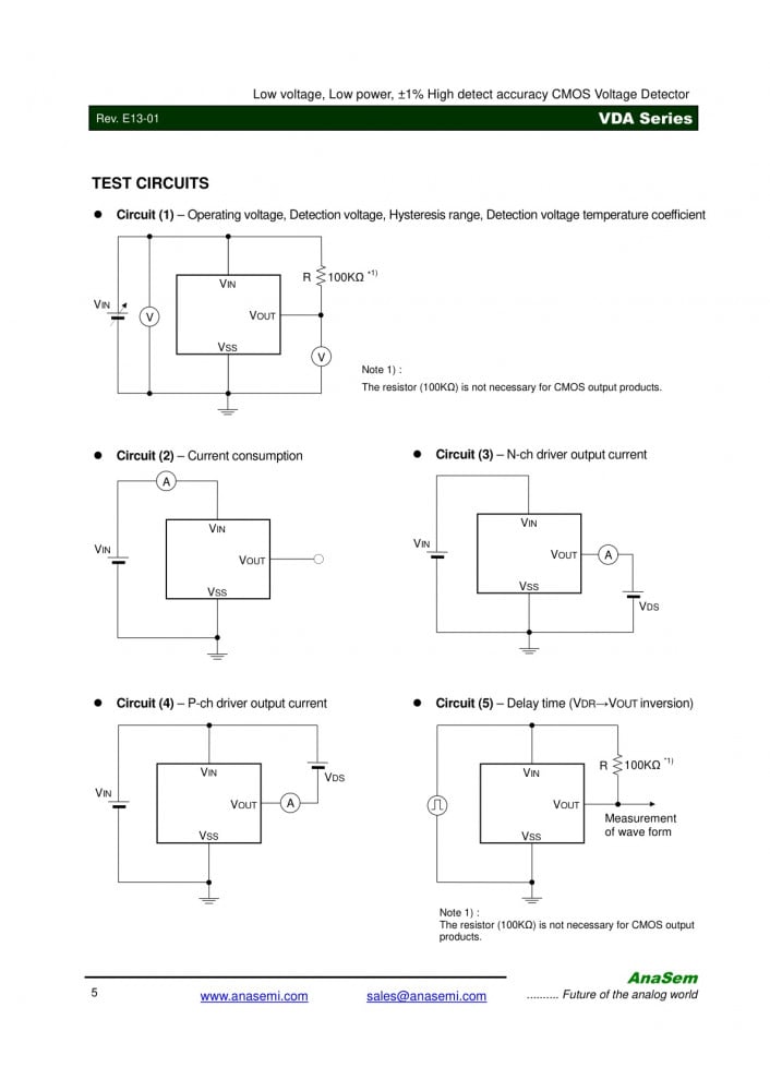 VDA3110CTA datasheet page 6