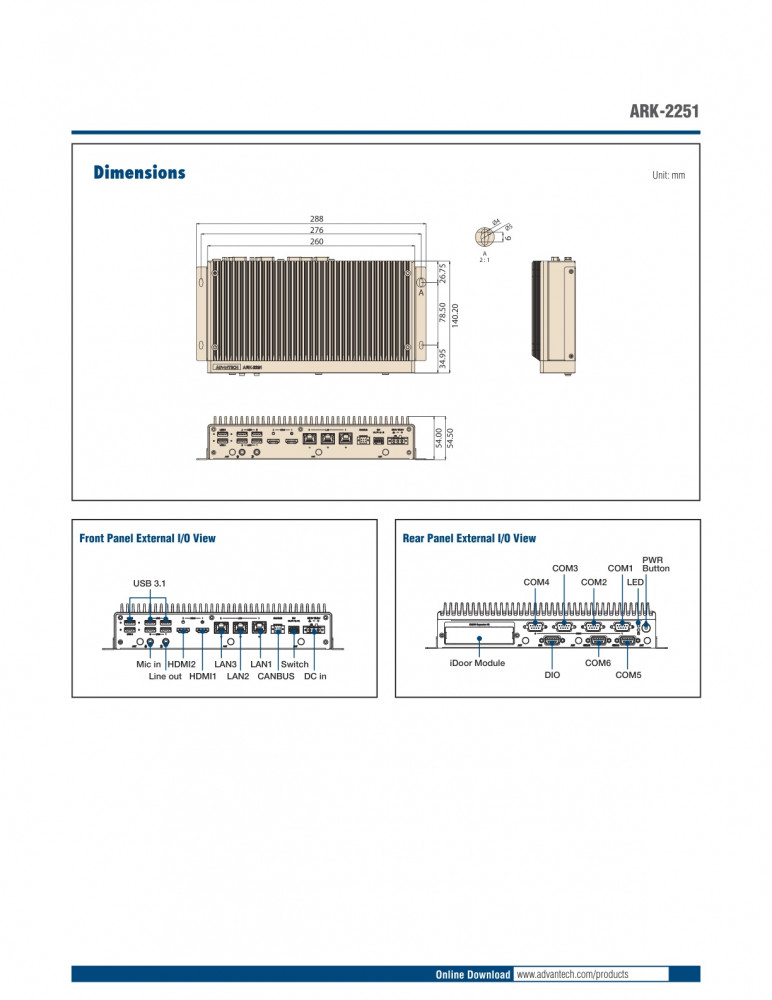 ARK-2251 product documentation, page 2
