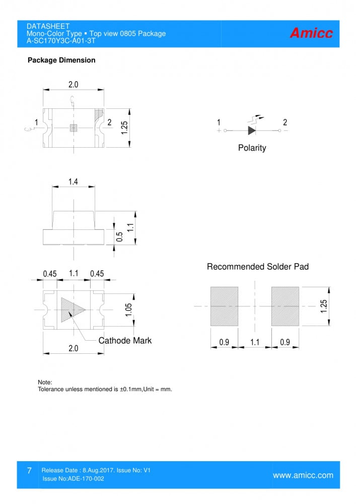 A-SC170Y3C-A01-3T datasheet page 7