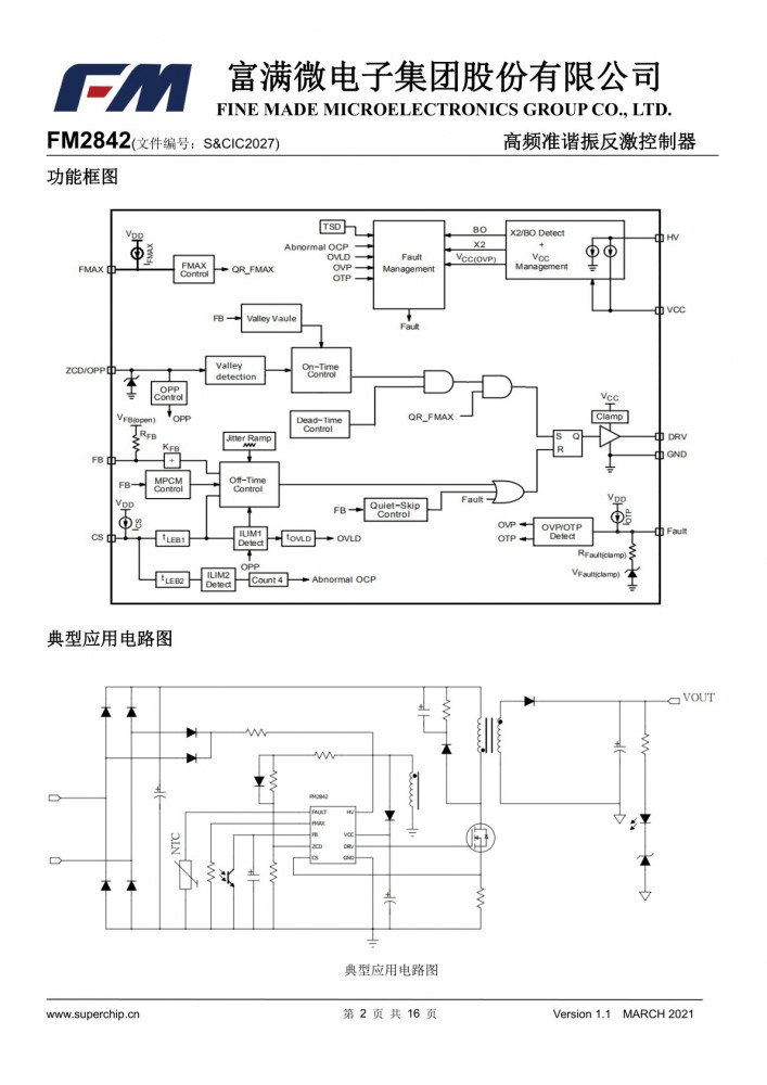 FM2842 datasheet page 2