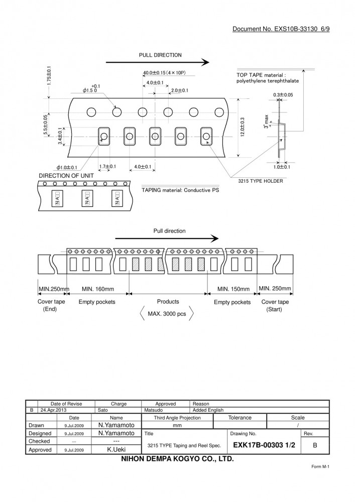 NX3215SA specification page 6